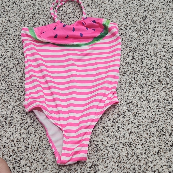 Pink Platinum | Swim | Pink Platinum Striped Watermelon Toddler Girls ...